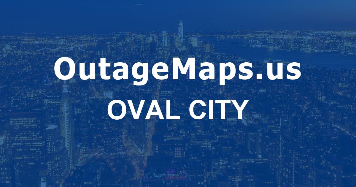 Oval City Power Outages Map