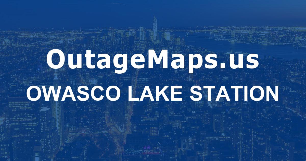 Owasco Lake Station Power Outages Map