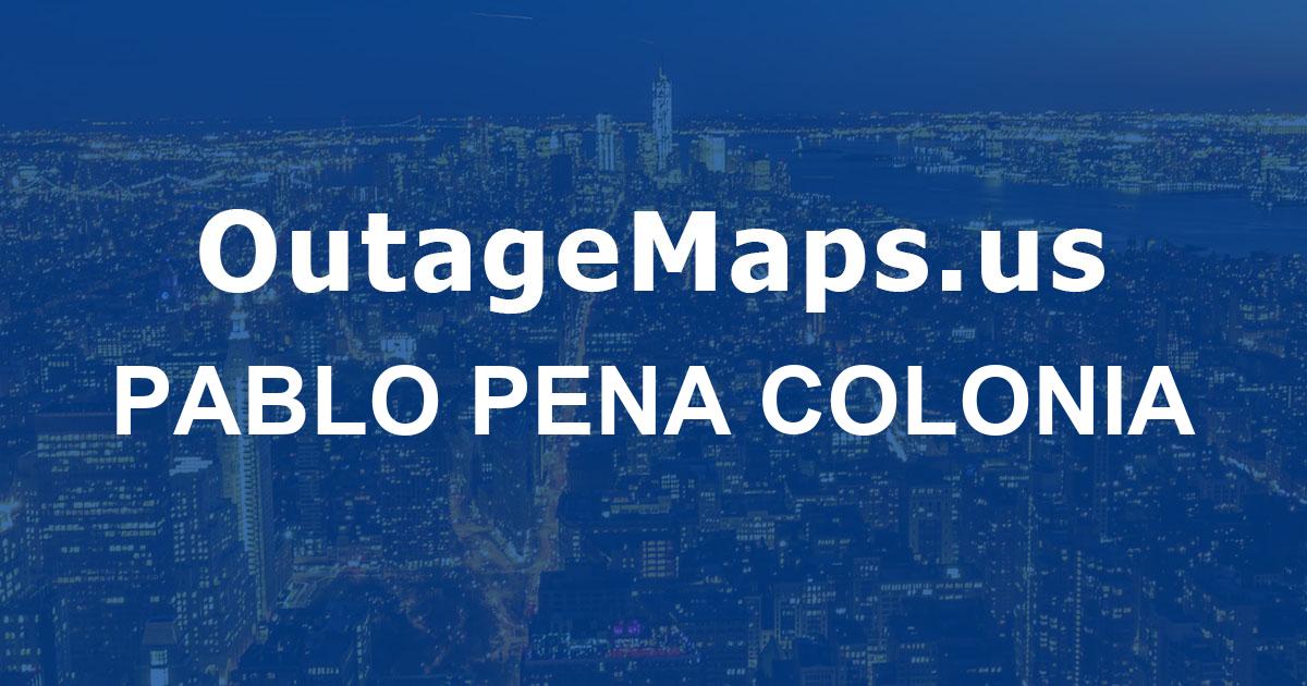 Pablo Pena Colonia Power Outages Map