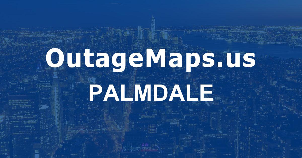 Palmdale Power Outages Map