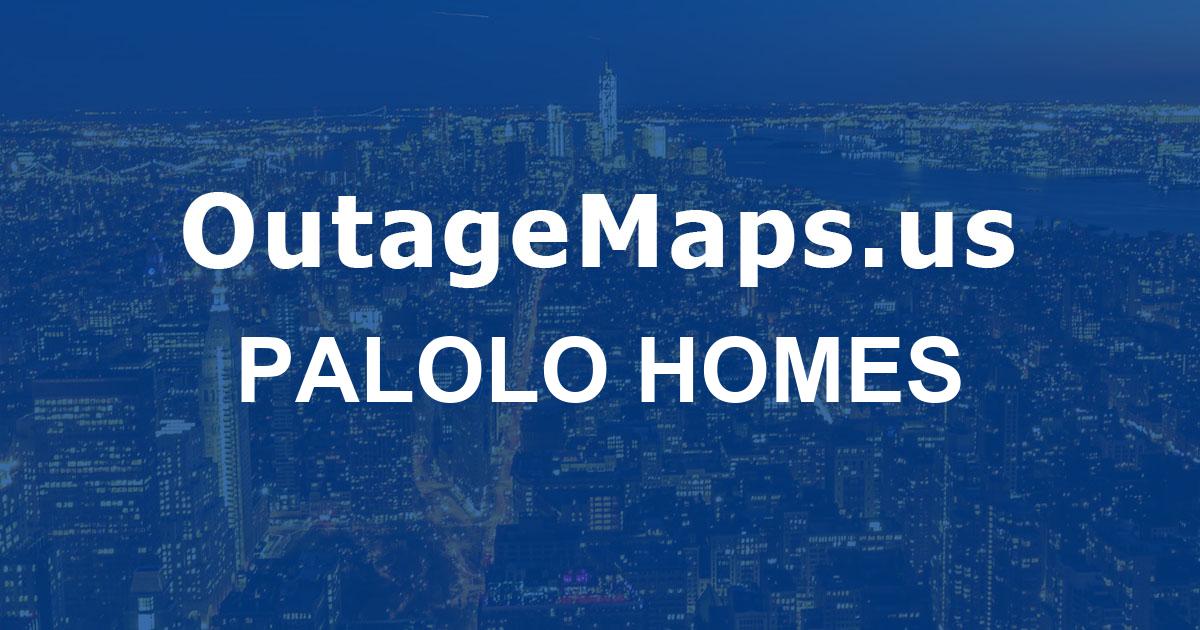 Palolo Homes Power Outages Map