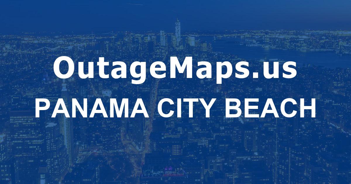 Panama City Beach Power Outages Map
