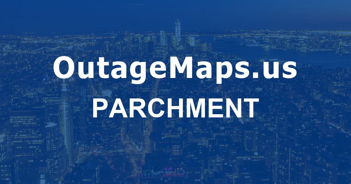Parchment Power Outages Map