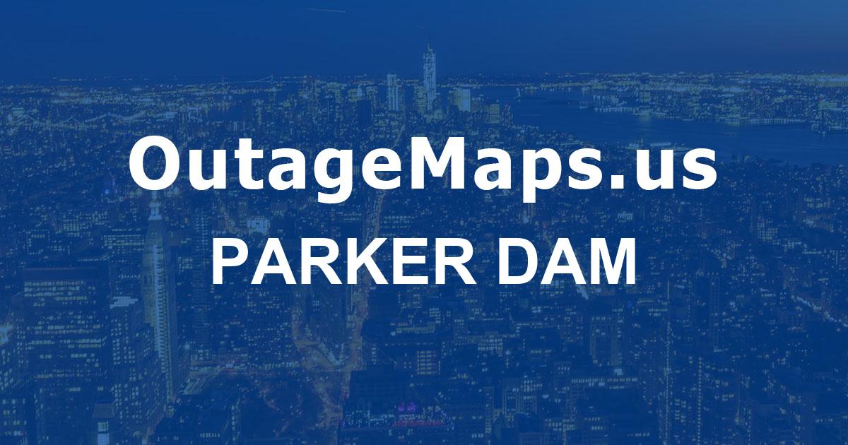 Parker Dam Power Outages Map