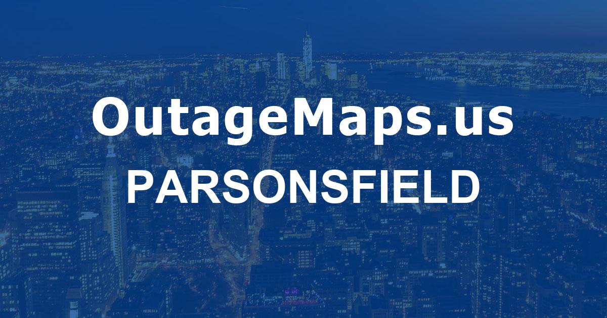 Parsonsfield Power Outages Map