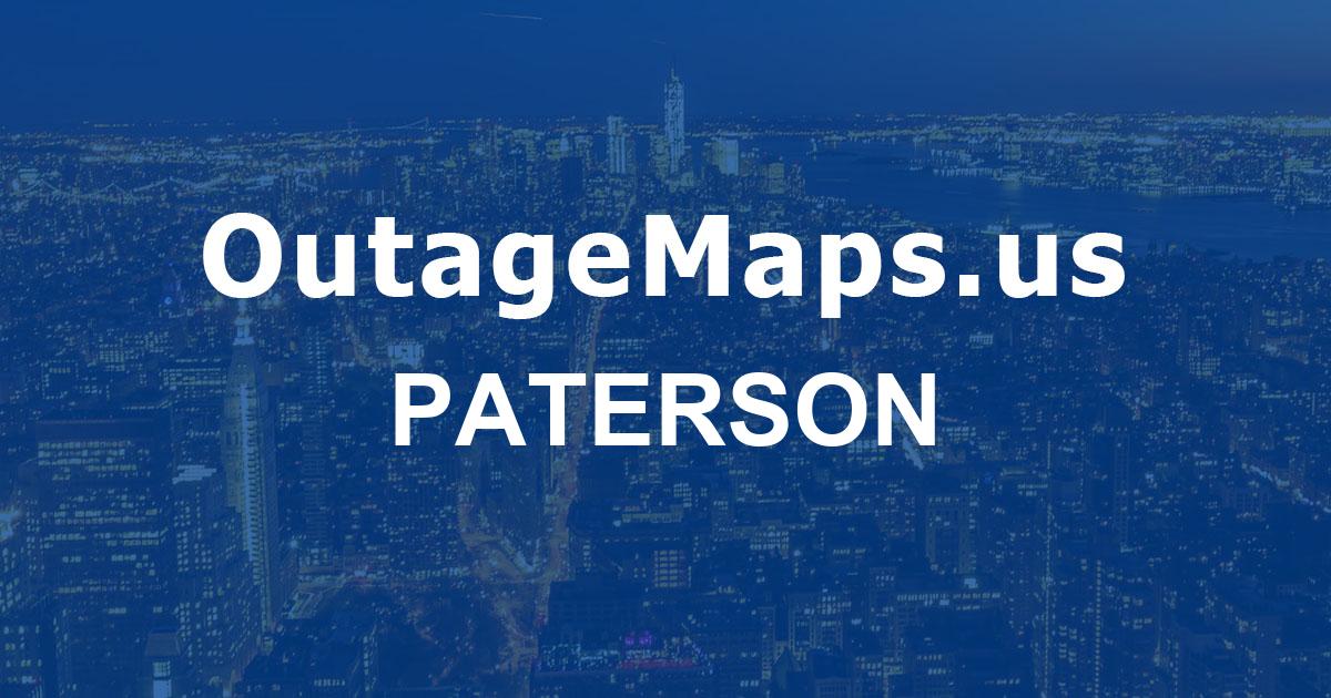 Paterson Power Outages Map