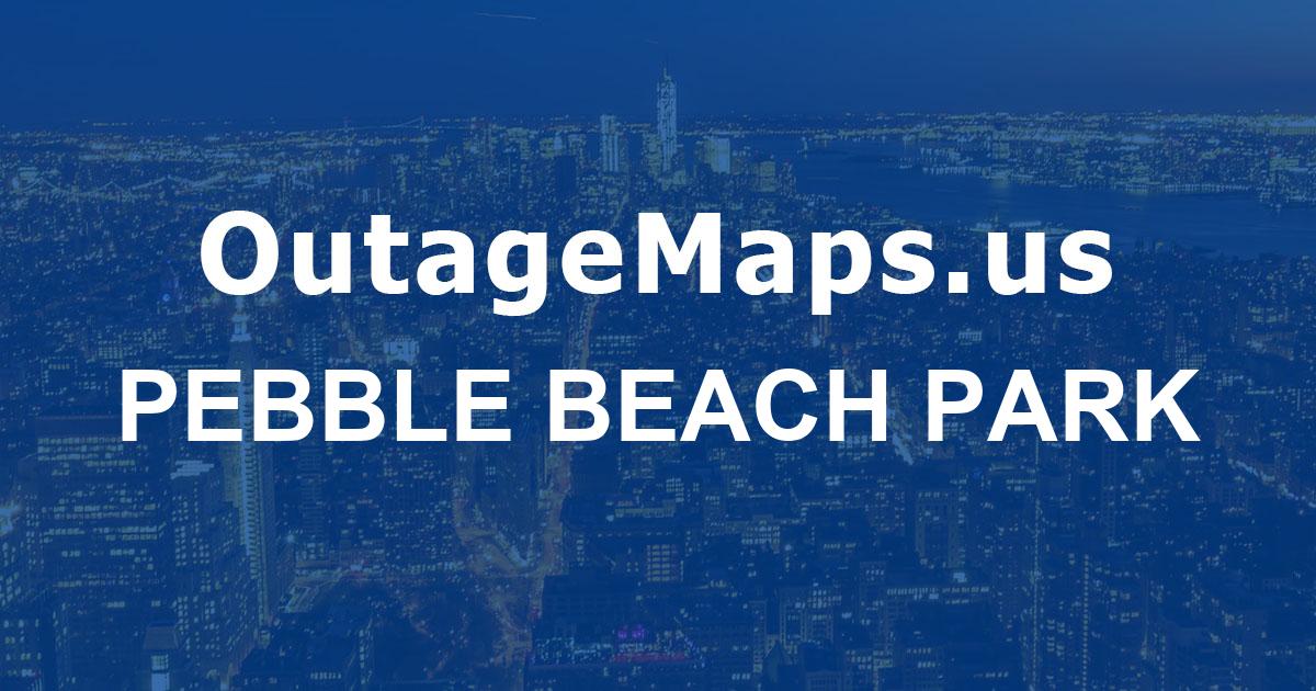 Pebble Beach Park Power Outages Map