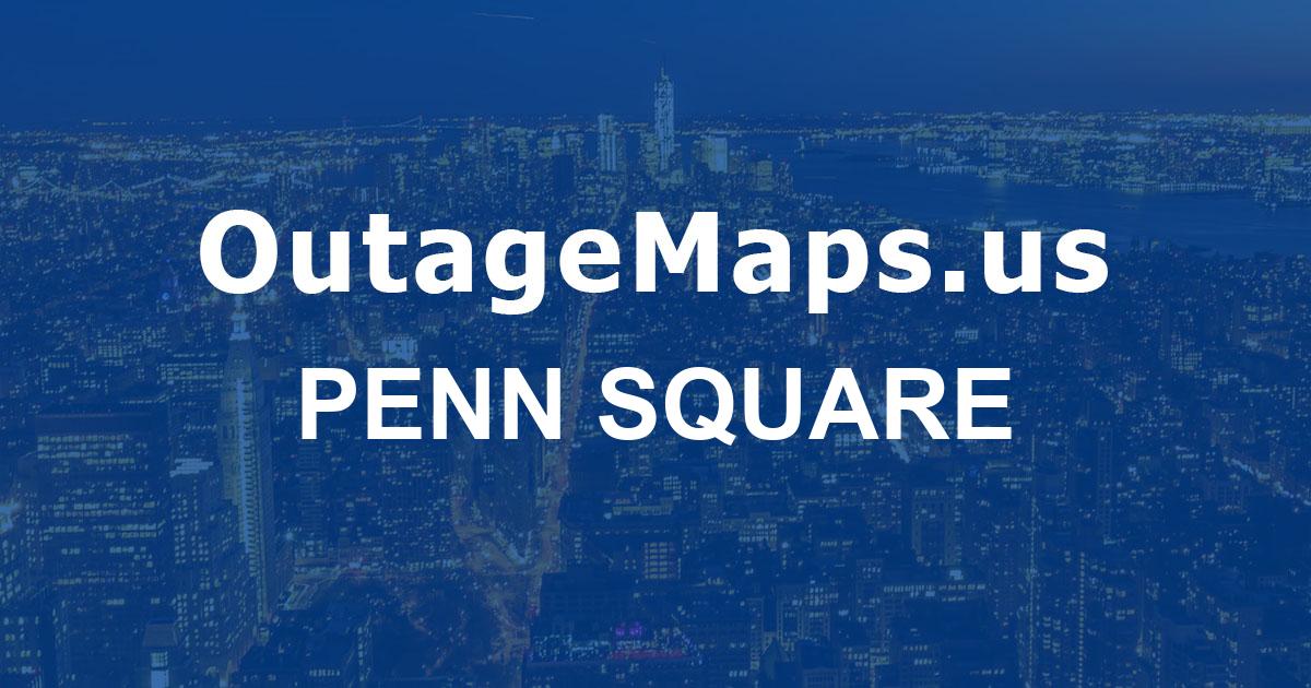 Penn Square Power Outages Map