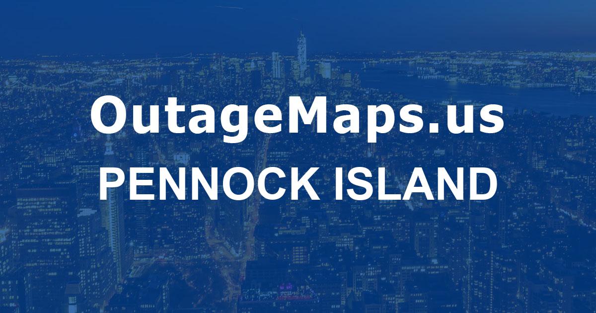Pennock Island Power Outages Map