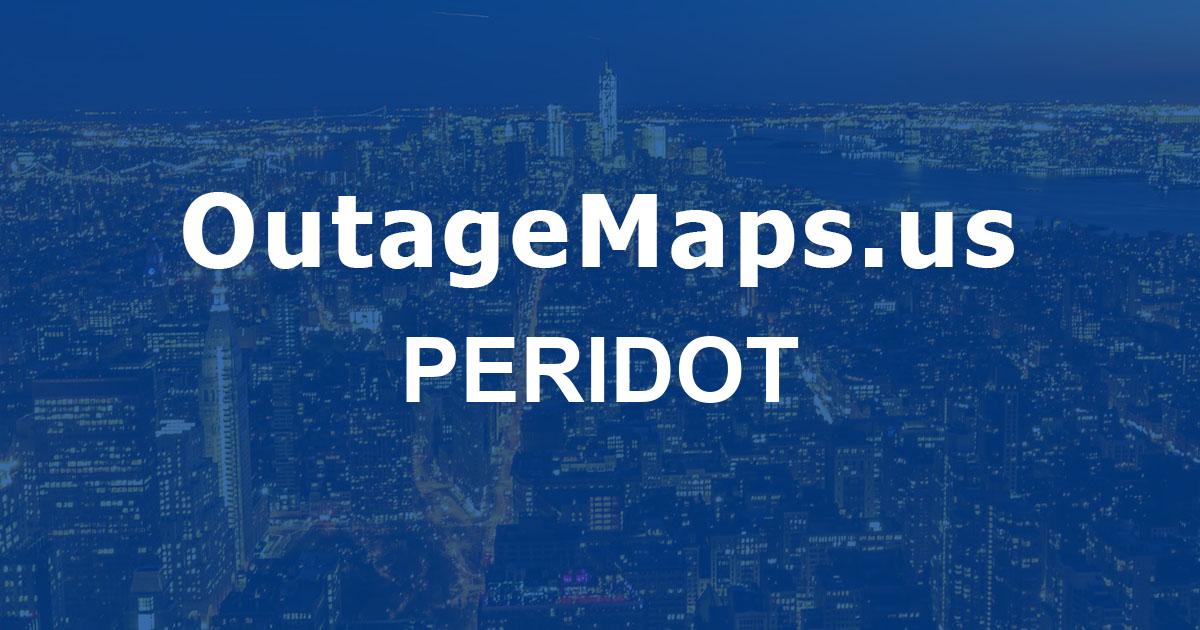 Peridot Power Outages Map