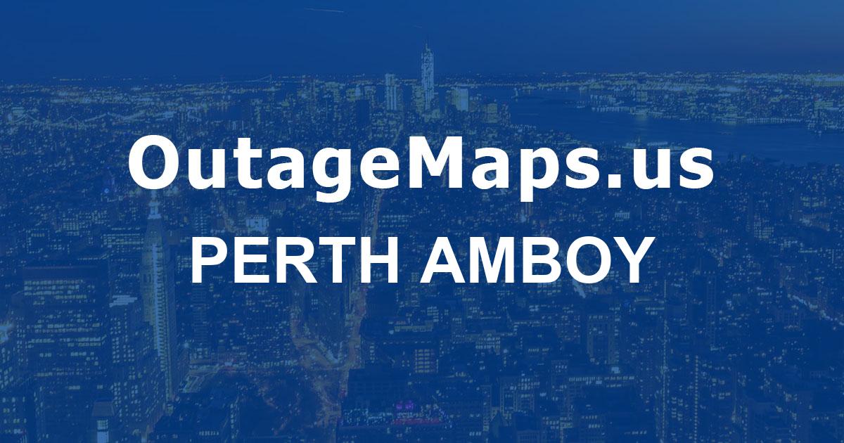 Perth Amboy Power Outages Map