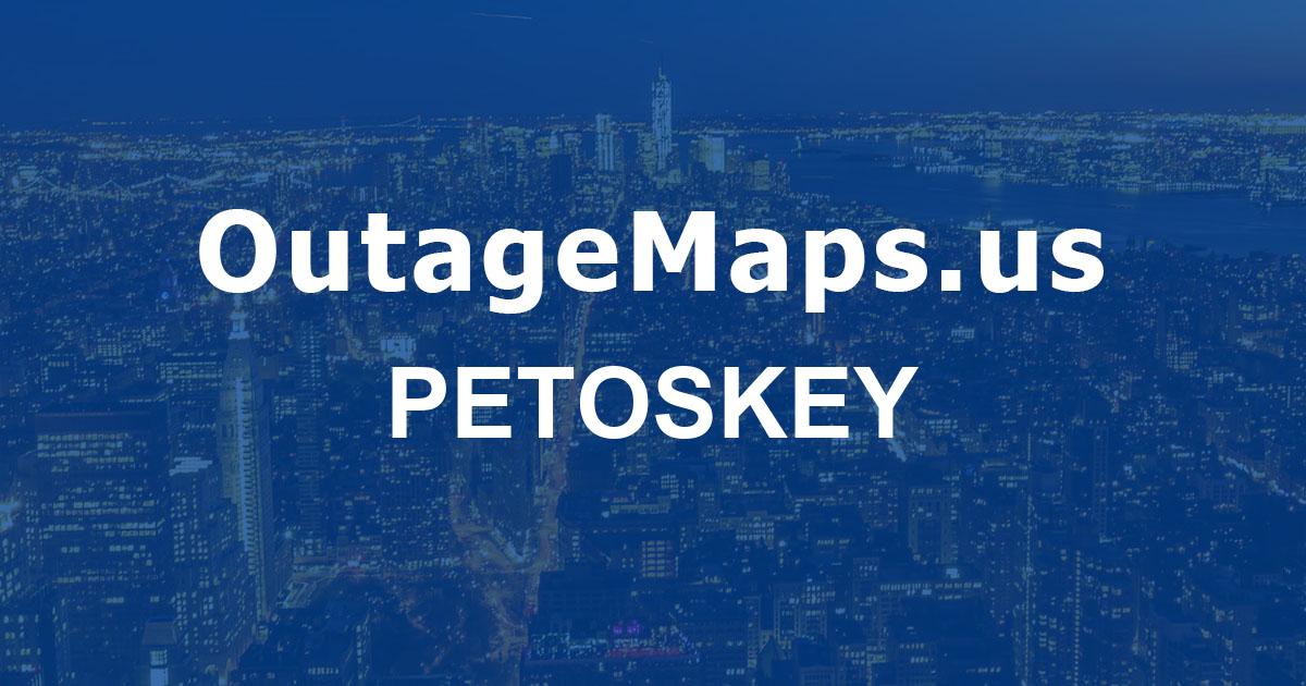 Petoskey Power Outages Map