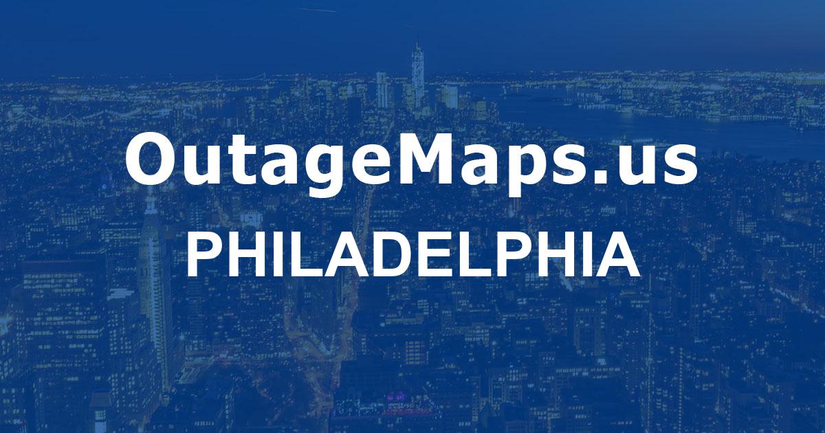 Philadelphia Power Outages Map