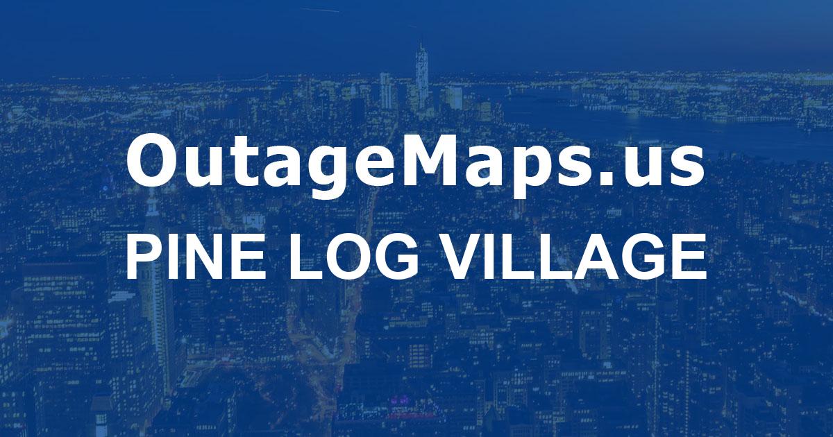 Pine Log Village Power Outages Map