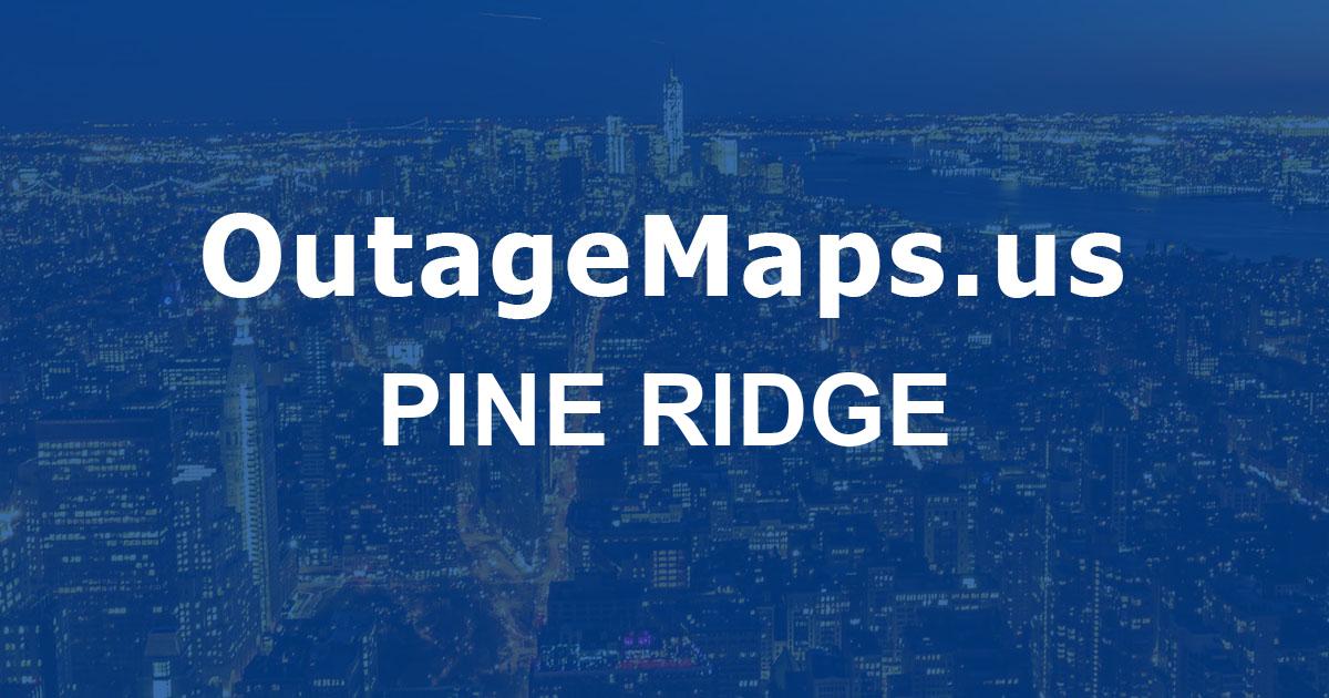 Pine Ridge Power Outages Map