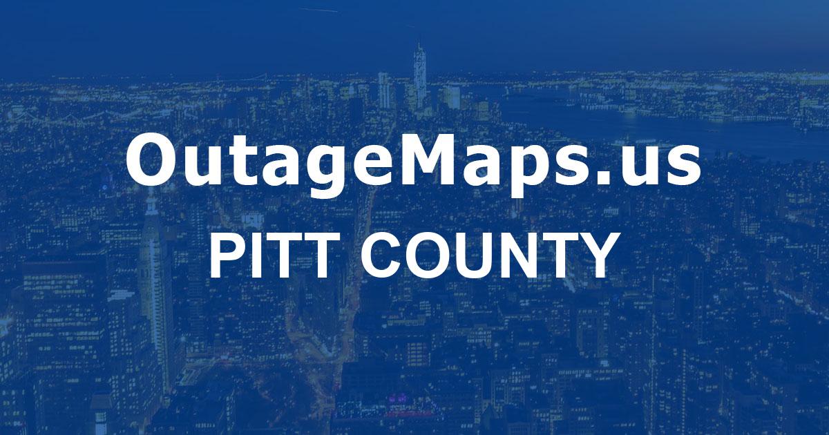 Pitt County Power Outages Map