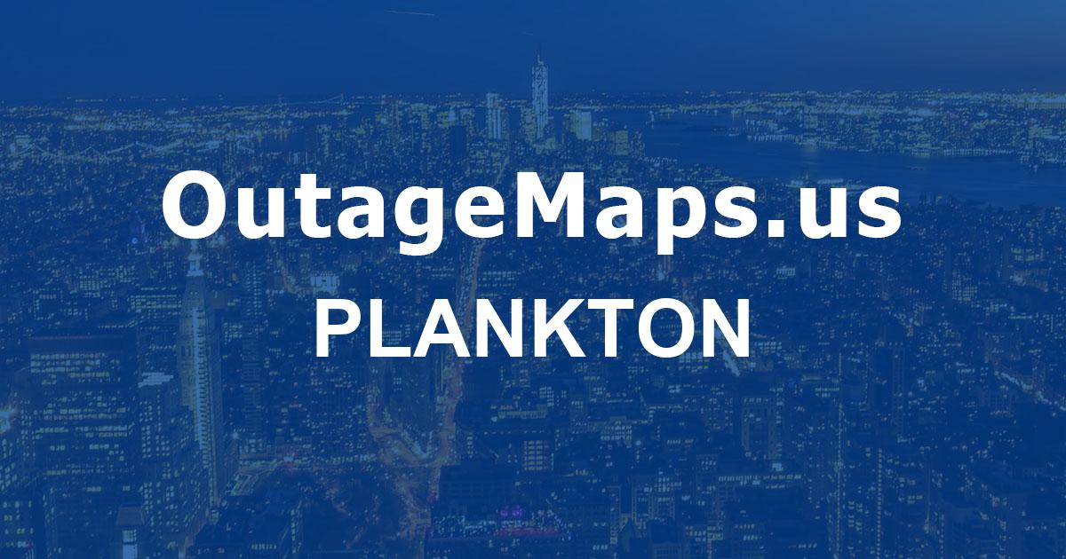 Plankton Power Outages Map