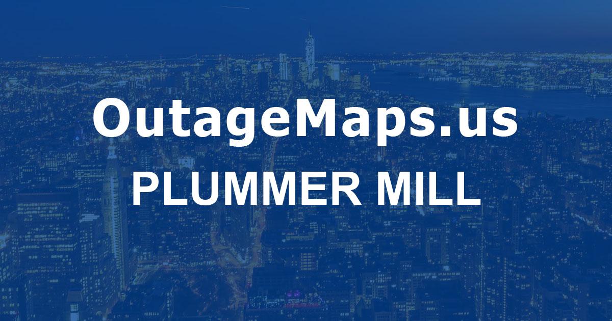 Plummer Mill Power Outages Map