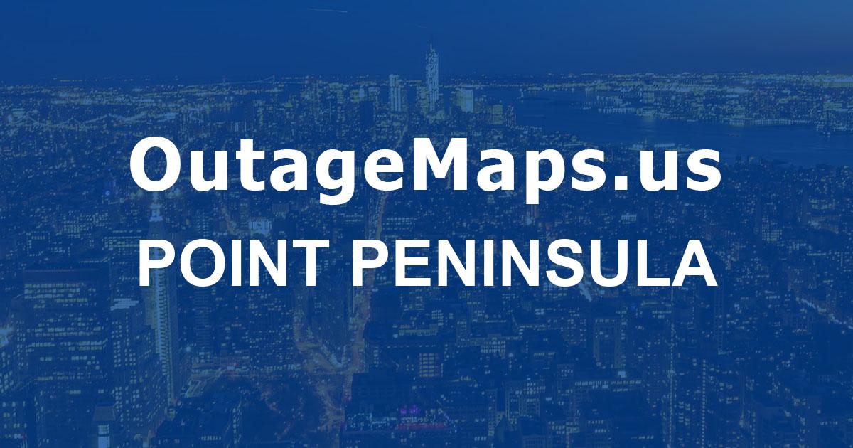 Point Peninsula Power Outages Map