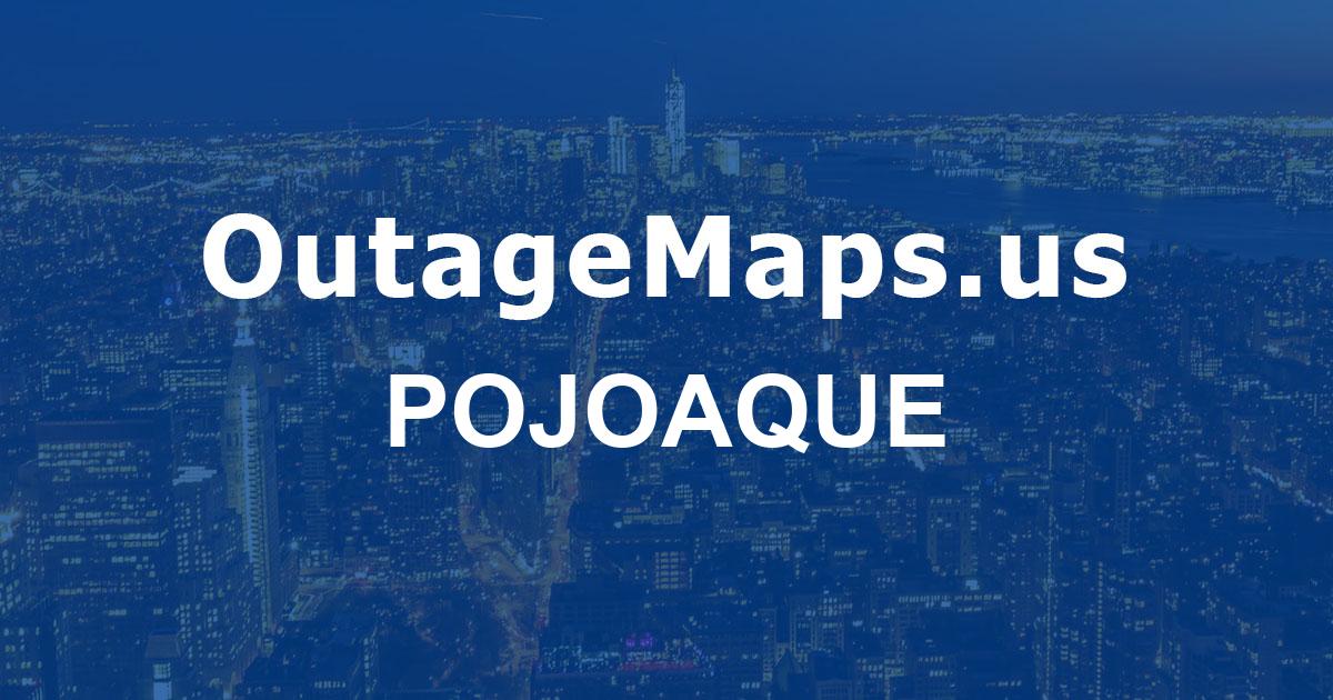 Pojoaque Power Outages Map
