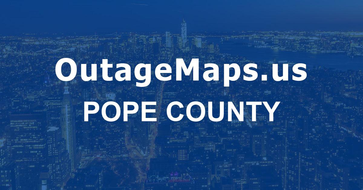 Pope County Power Outages Map