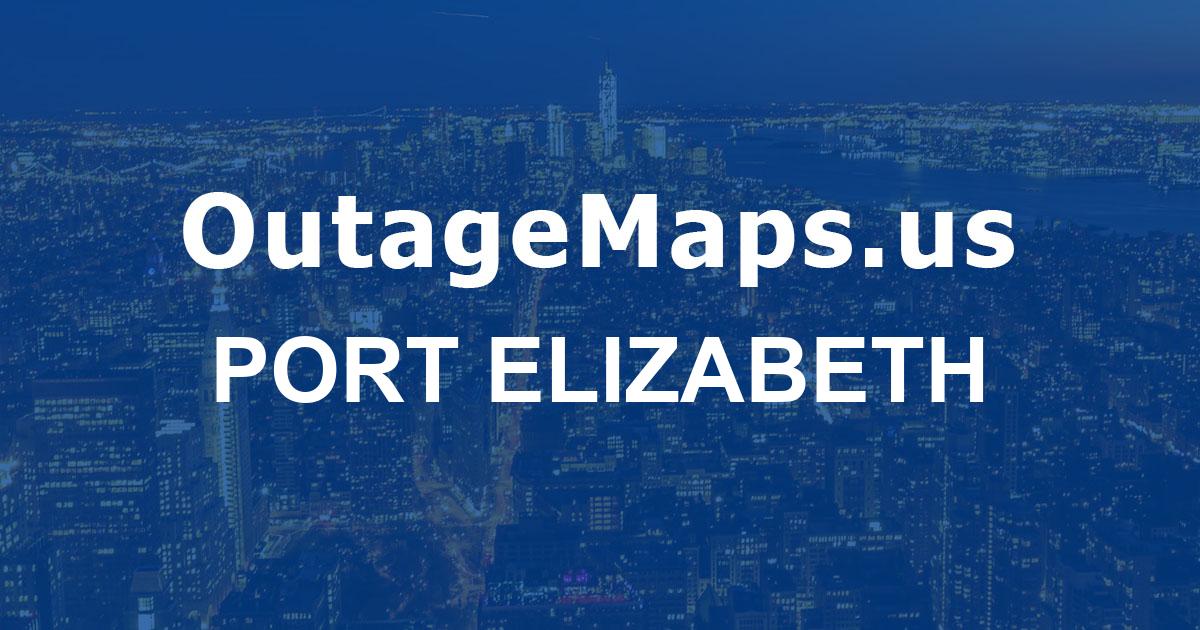 Port Elizabeth Power Outages Map