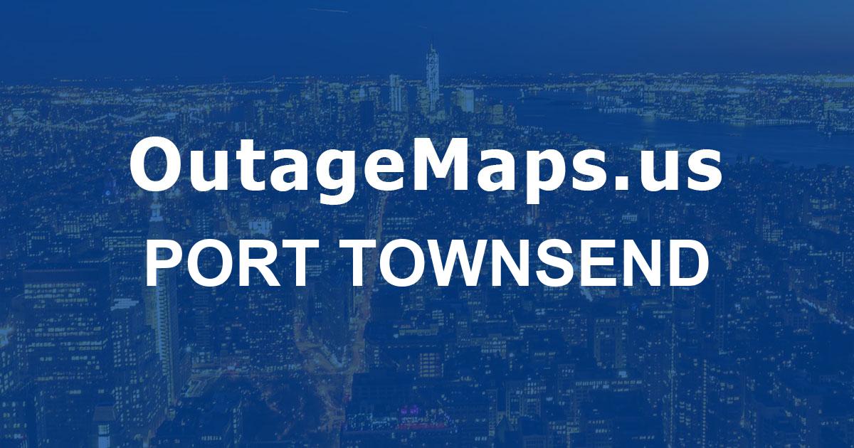 Port Townsend Power Outages Map