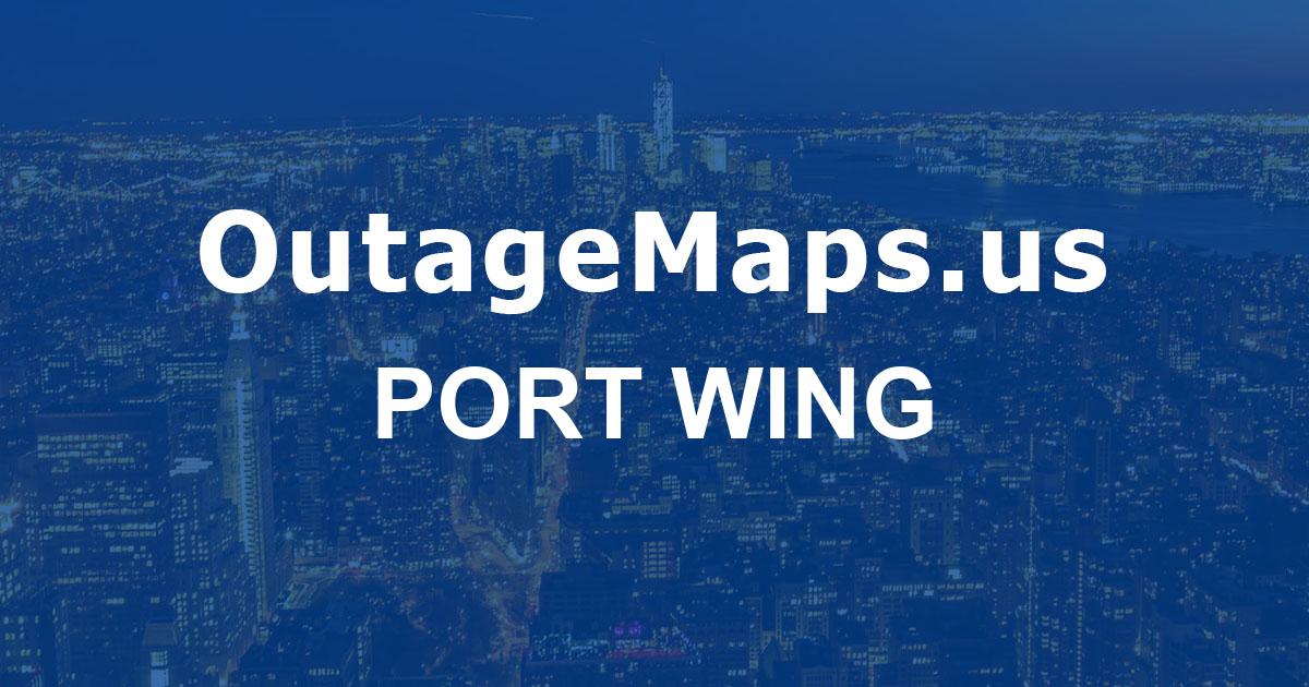Port Wing Power Outages Map