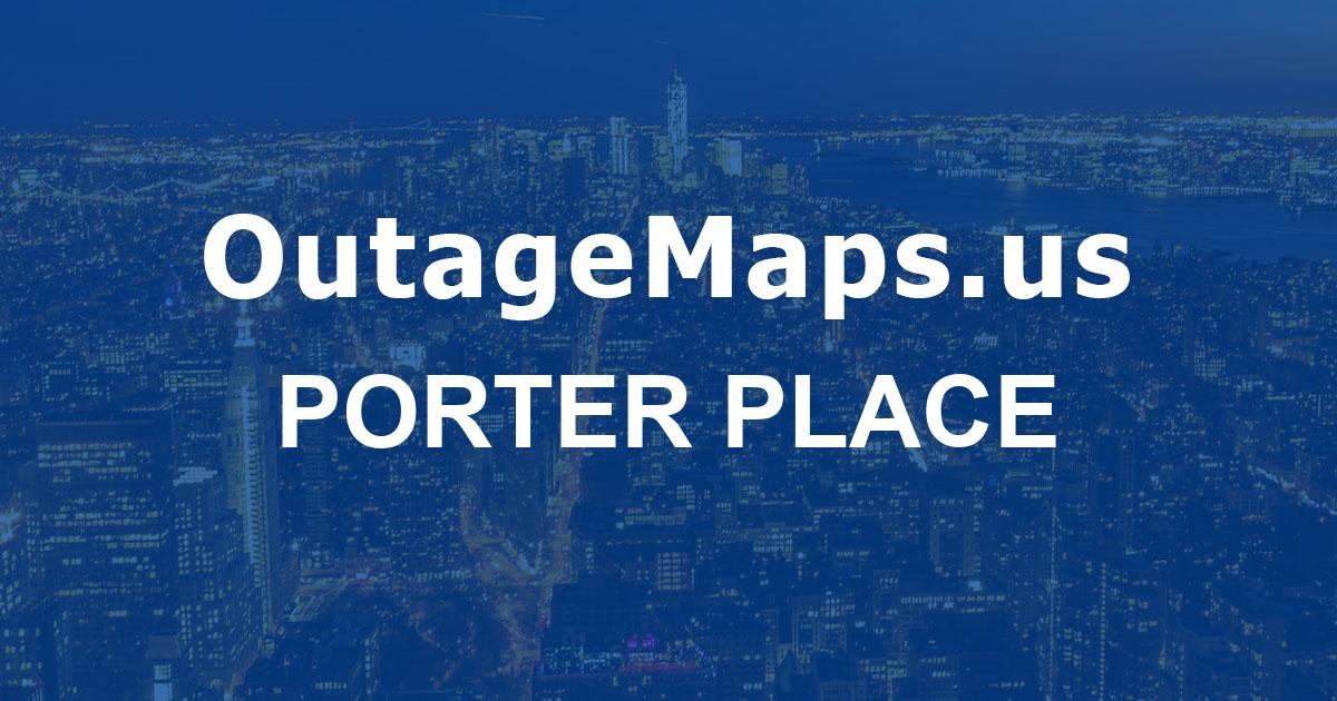Porter Place Power Outages Map
