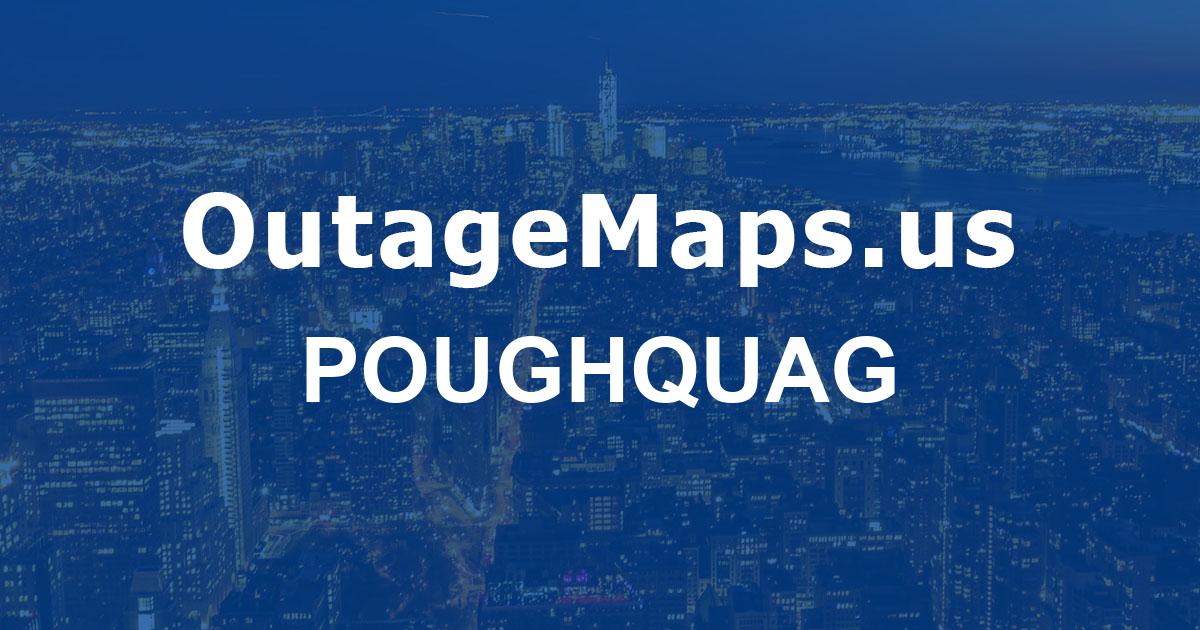 Poughquag Power Outages Map
