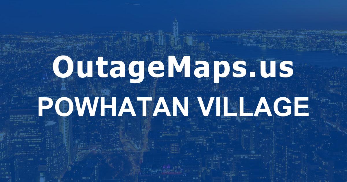 Powhatan Village Power Outages Map