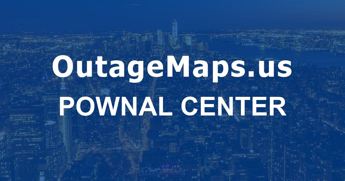 Pownal Center Power Outages Map