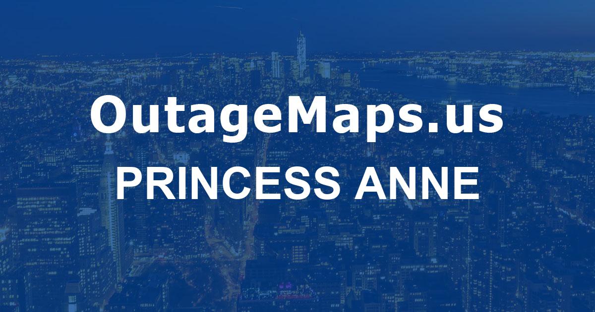 Princess Anne Power Outages Map