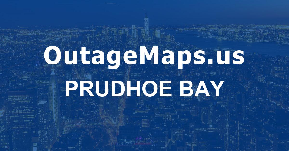 Prudhoe Bay Power Outages Map