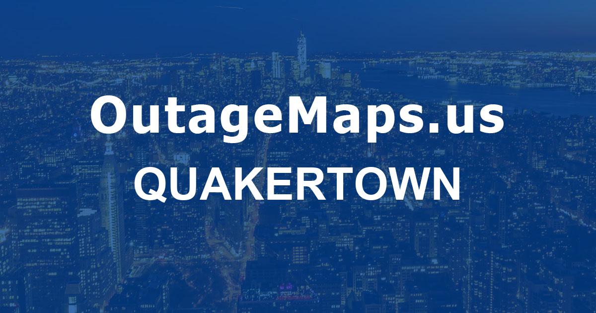Quakertown Power Outages Map