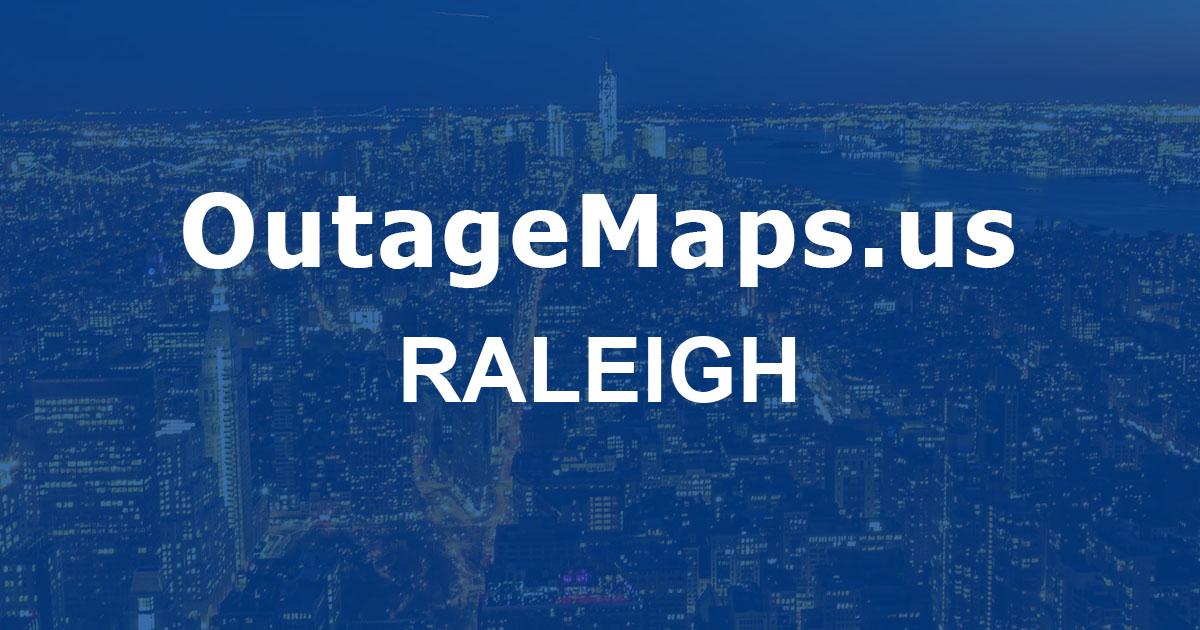 Raleigh Power Outages Map