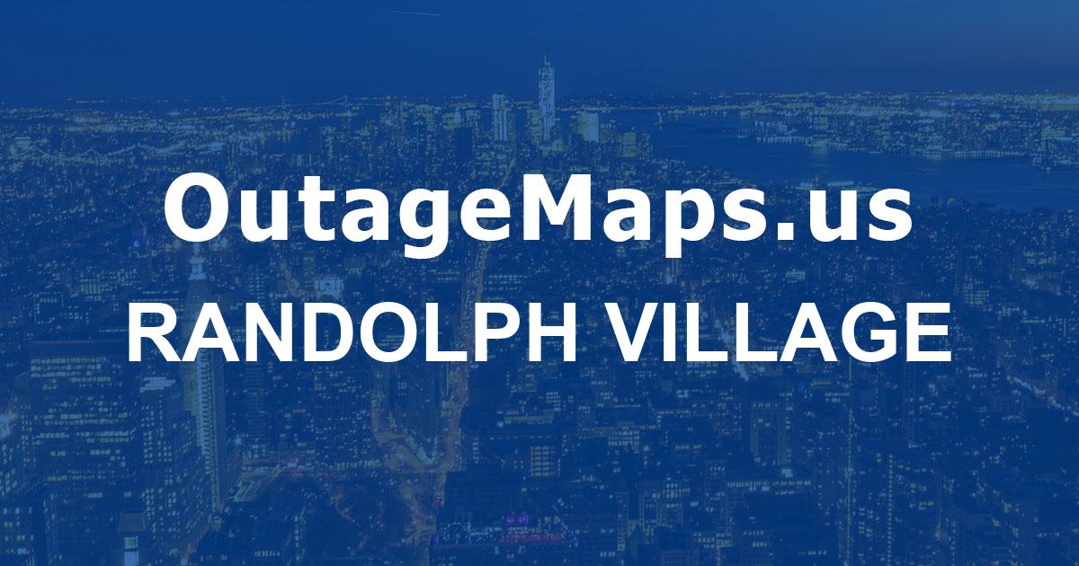 Randolph Village Power Outages Map