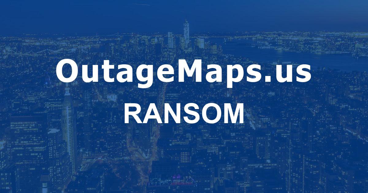 Ransom Power Outages Map
