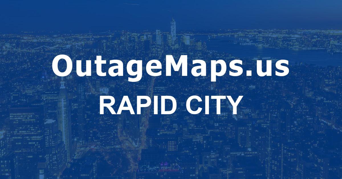 Rapid City Power Outages Map