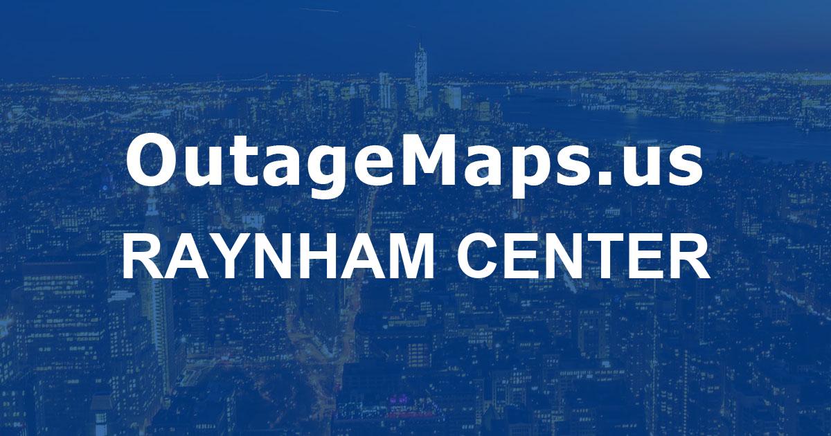 Raynham Center Power Outages Map