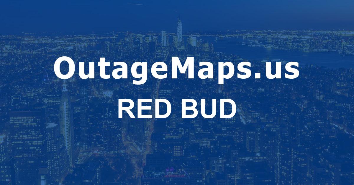 Red Bud Power Outages Map
