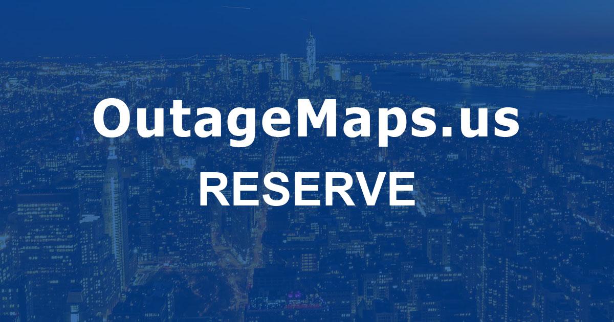 Reserve Power Outages Map