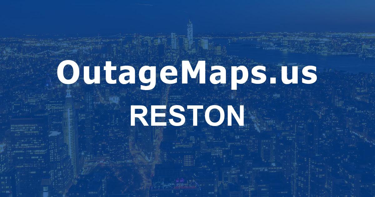 Reston Power Outages Map