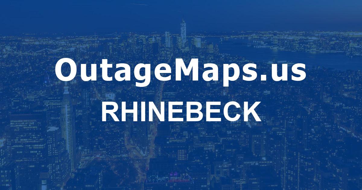 Rhinebeck Power Outages Map
