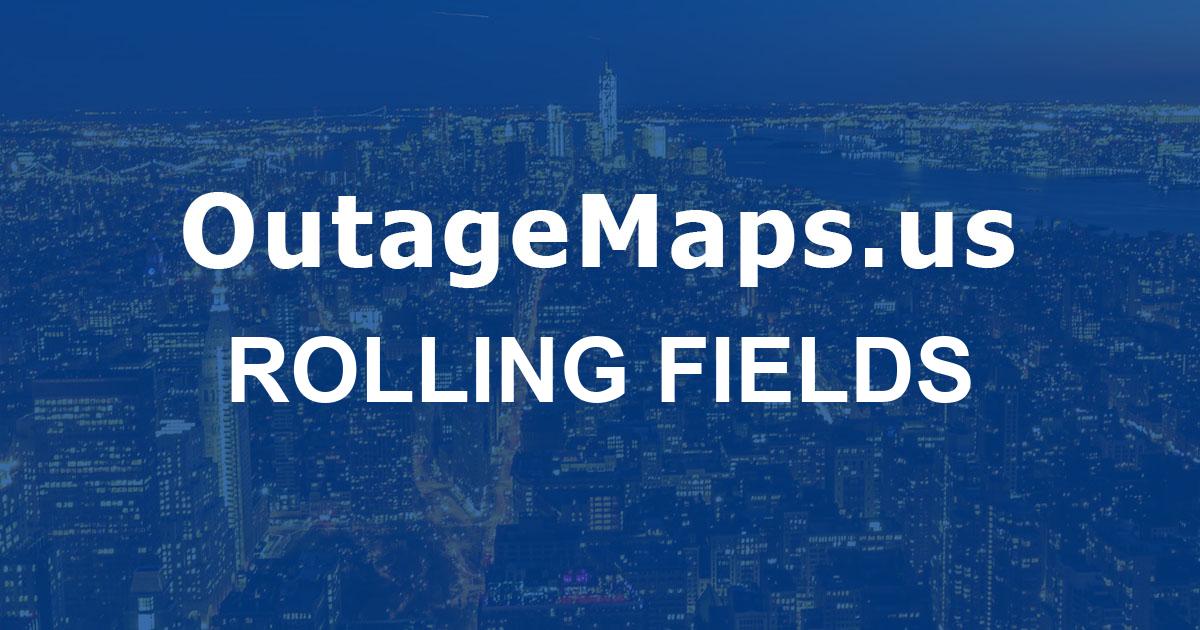 Rolling Fields Power Outages Map