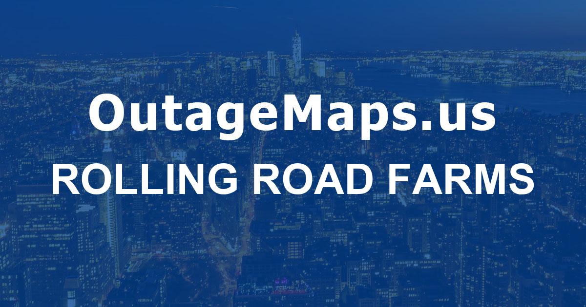 Rolling Road Farms Power Outages Map