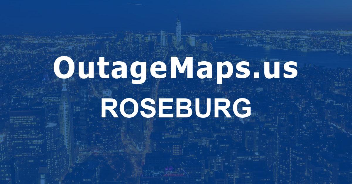 Roseburg Power Outages Map