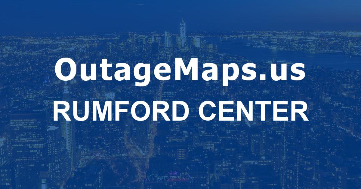 Rumford Center Power Outages Map