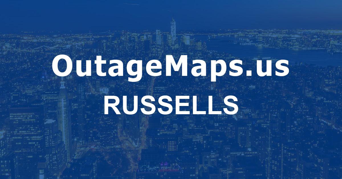 Russells Power Outages Map