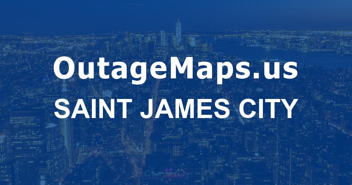 Saint James City Power Outages Map